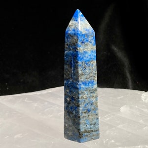3.2", Lapis Tower, Polished Lapis Tower, Natural Lapis Stone, Lapis ...