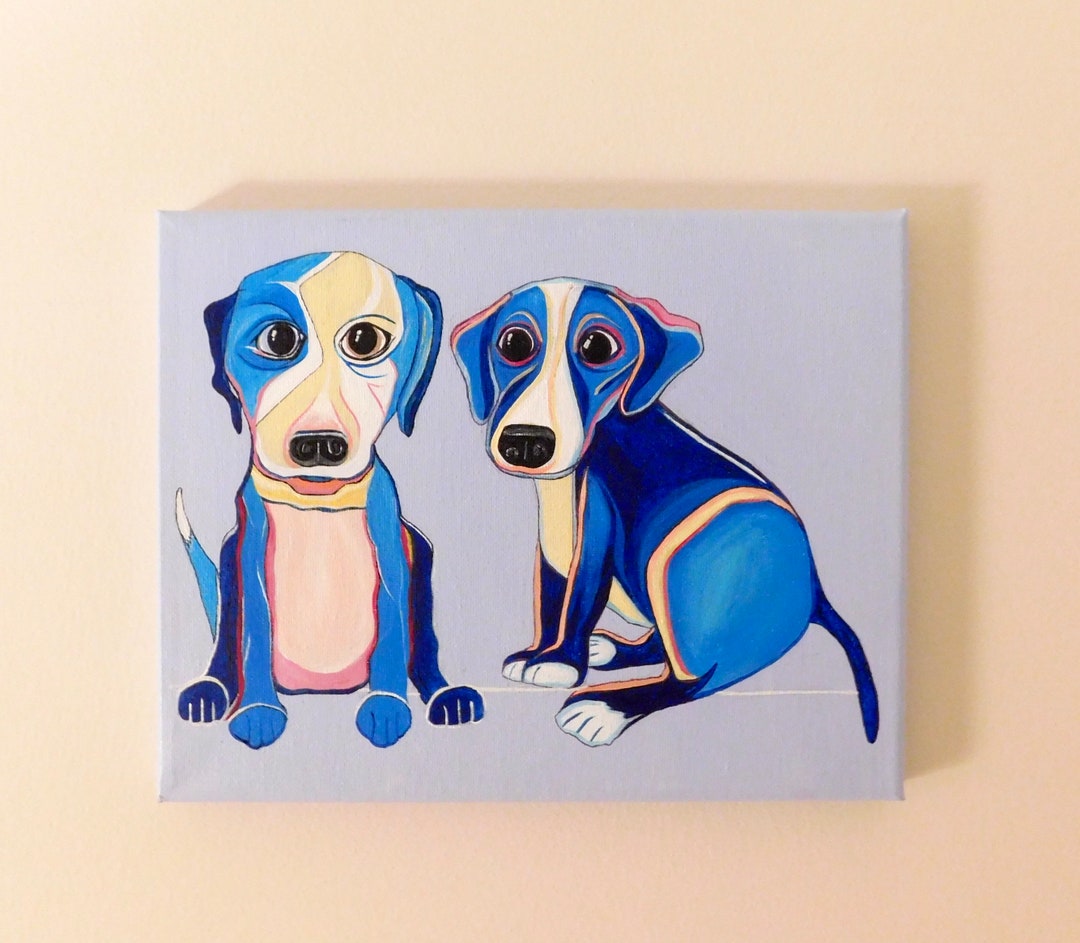 Customizable Abstract Pet Portrait - Etsy