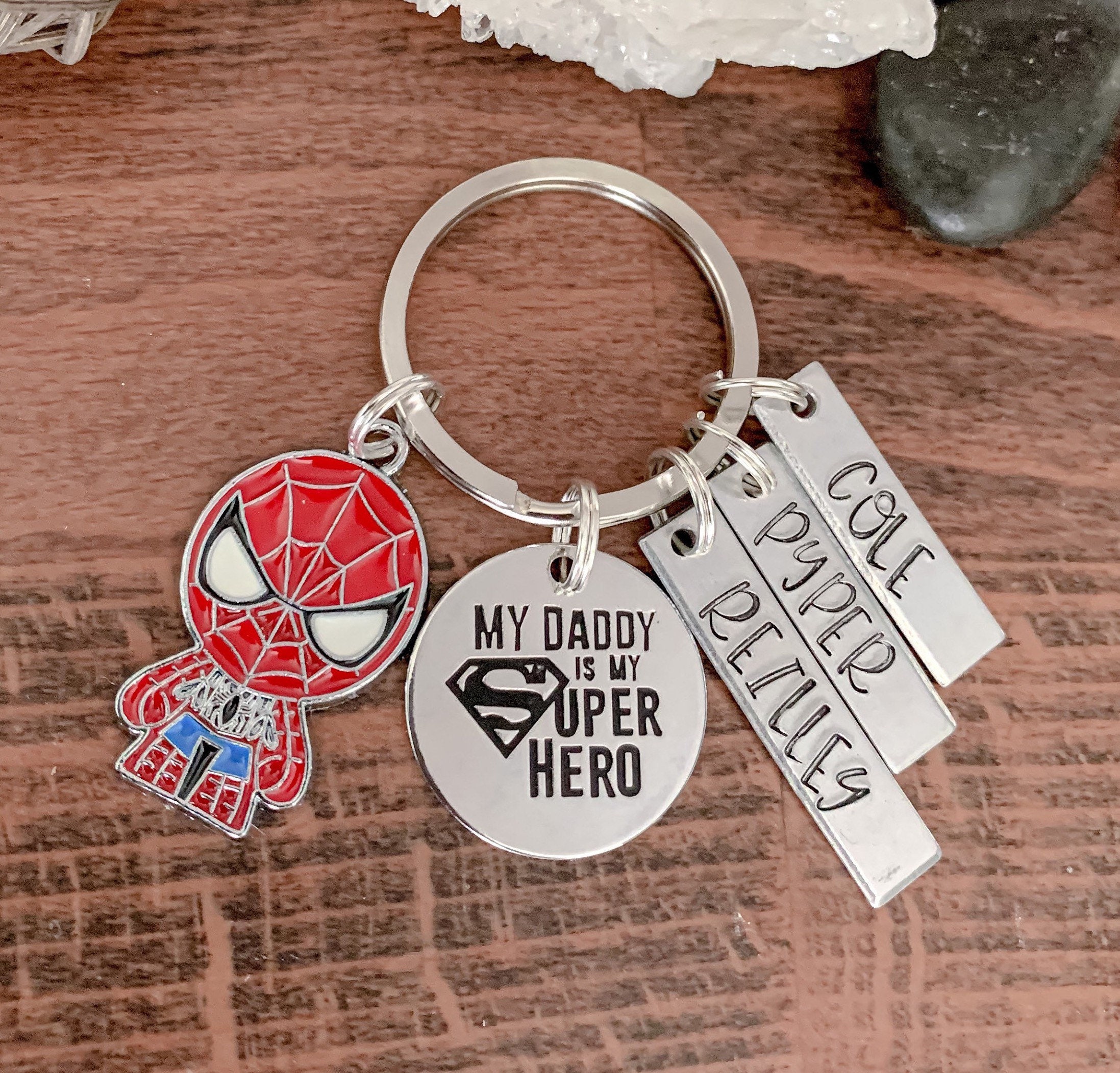 Fathers Day Gift My DADDY IS My SUPERHERO Personalized Name - Etsy