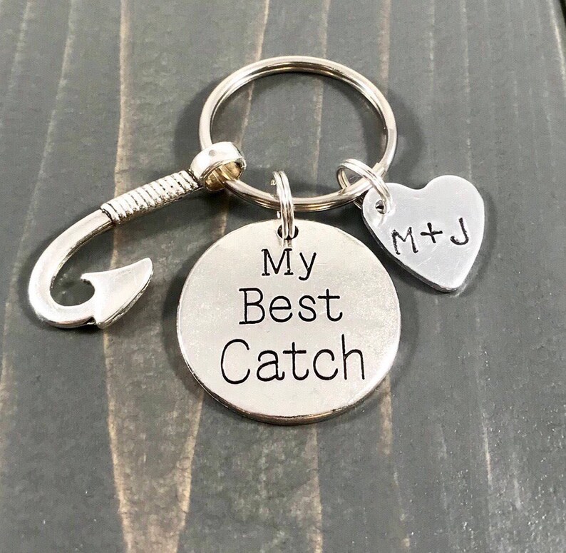 My Best Catch Keychain, Anniversary, Birthday, Christmas Gift for Him ...