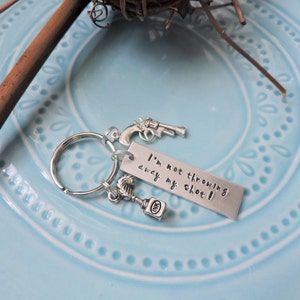 Hamilton Musical Keychain I'm Not Throwing Away My Shot Broadway Lyrics, Hamilton the Musical ...