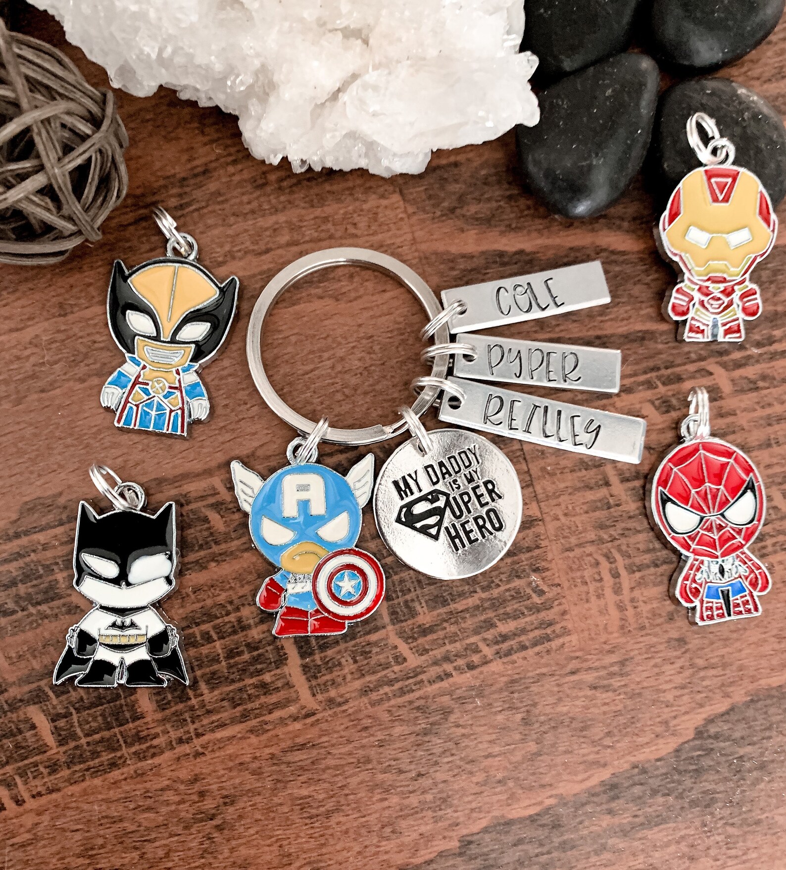 Fathers Day Gift My DADDY IS My SUPERHERO Personalized Name - Etsy