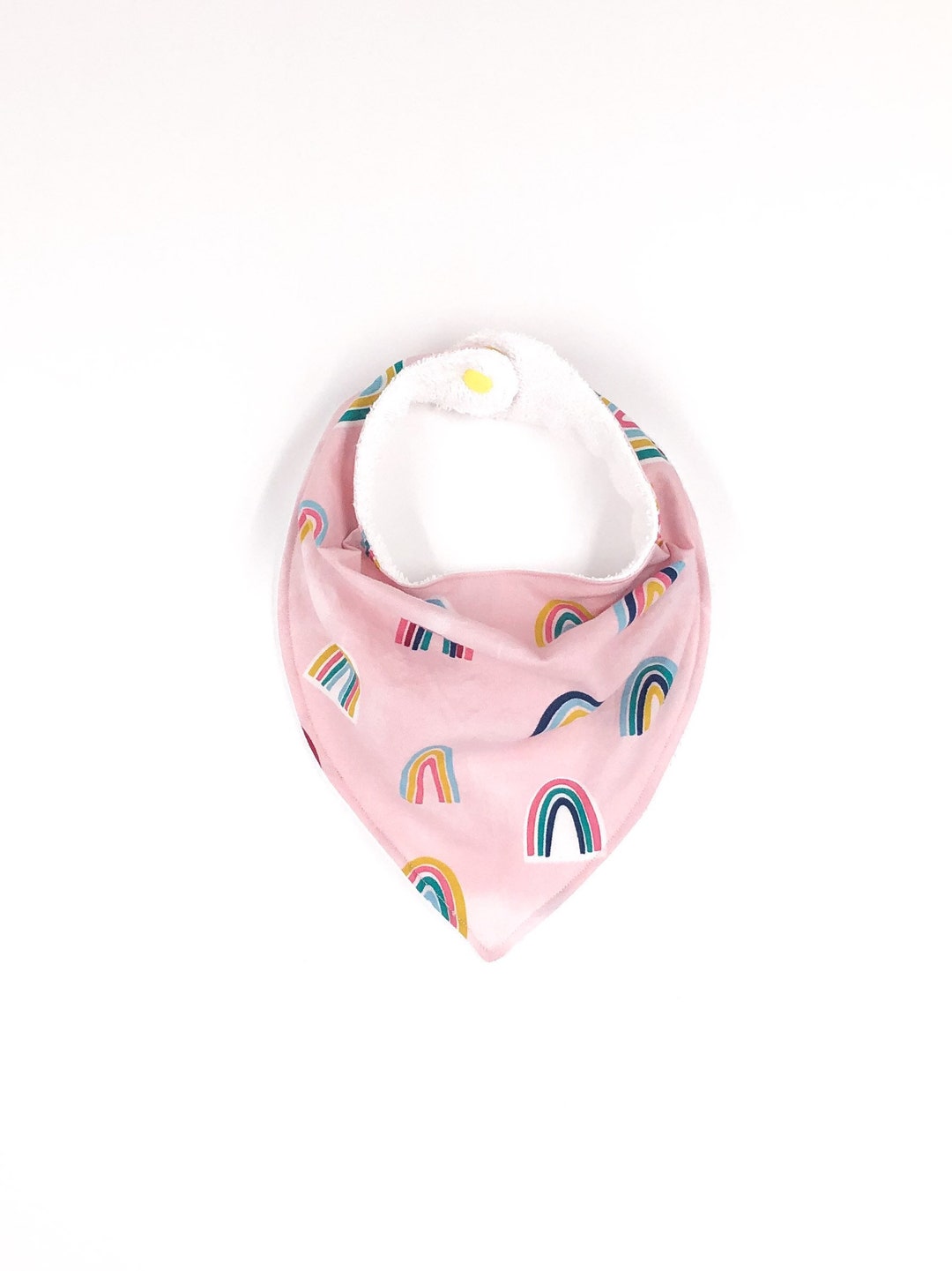 Rainbow Bib, Rainbow Nursery, Baby Shower Theme, Bandana Bib, Drool ...