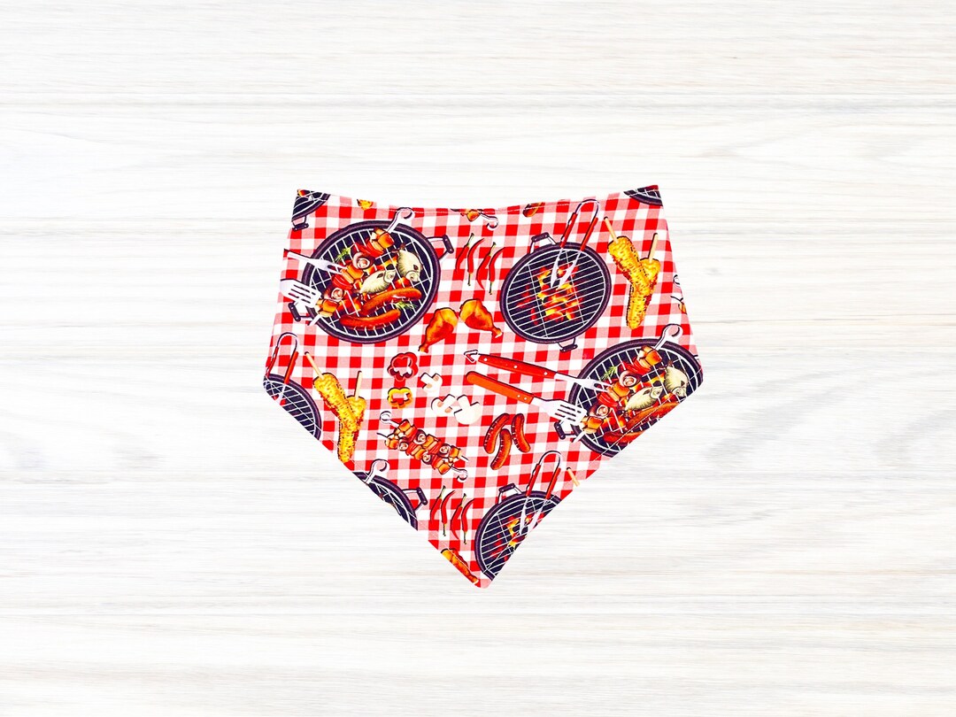 BBQ Bib, Summer Bibs for Babies, Baby Boy, Baby Girl, Bandana Bib ...