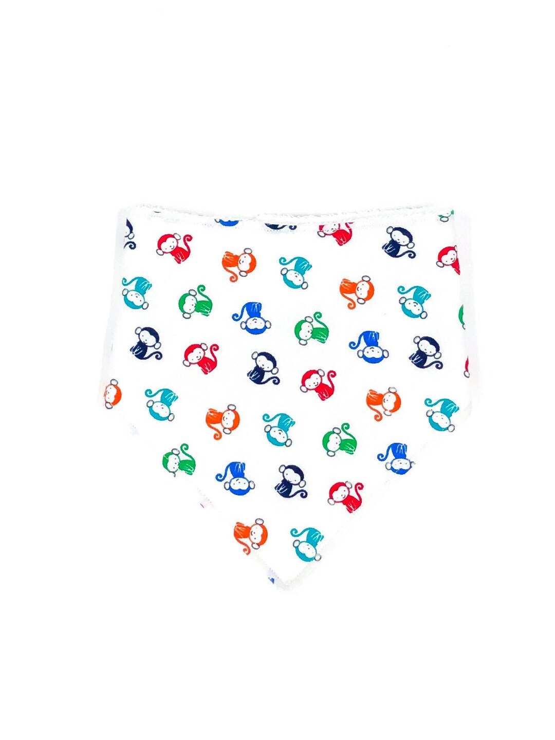 Monkey Bib, Monkey Baby Gift, Baby Boy, Baby Girl, Bandana Bib, Animal ...