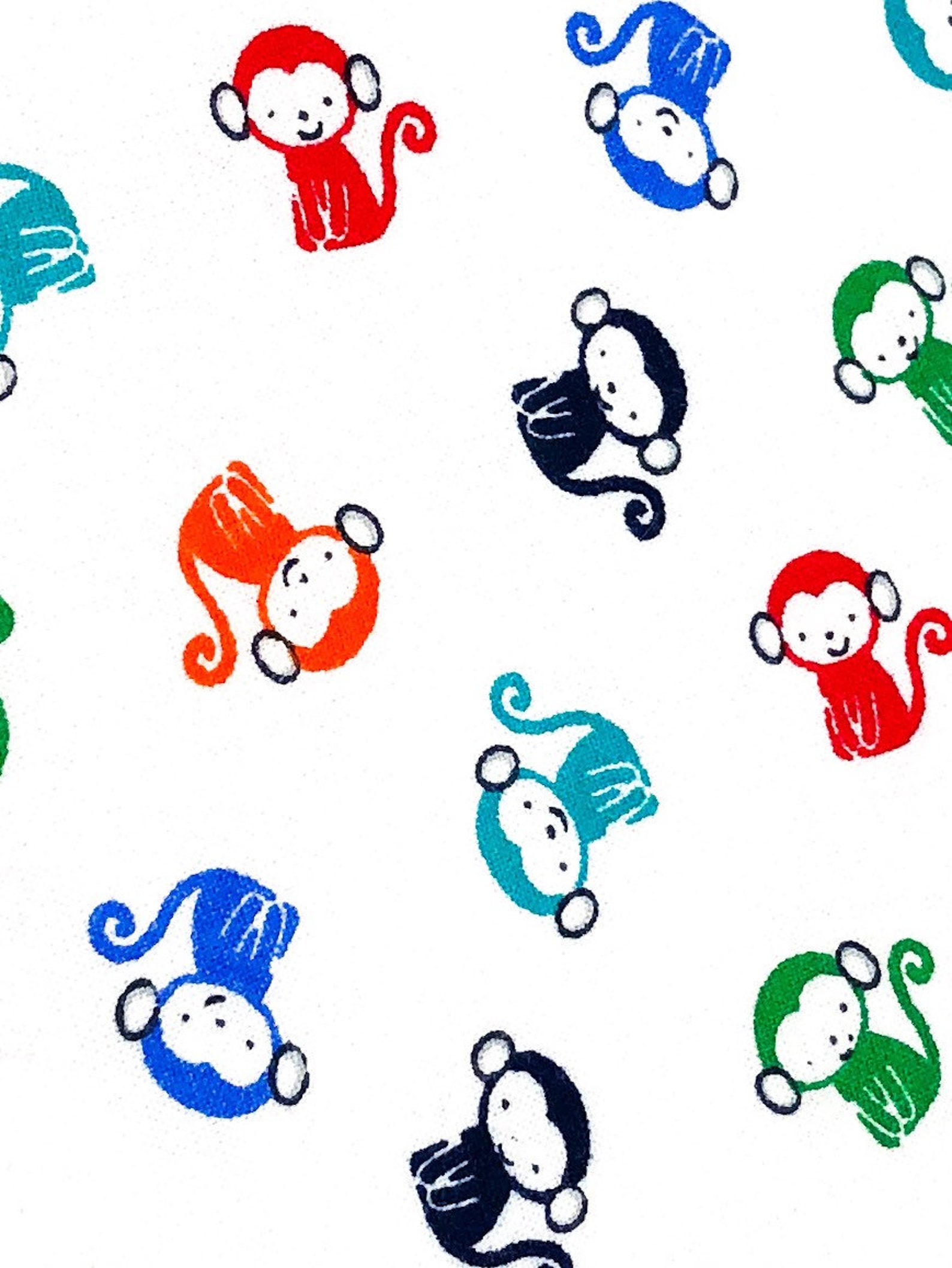 Monkey Bib, Monkey Baby Gift, Baby Boy, Baby Girl, Bandana Bib, Animal ...