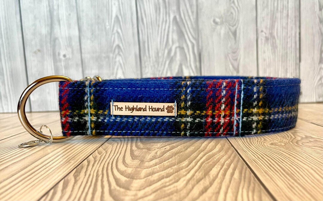 Harris Tweed Fishtail Martingale Collar 1.5” Donald - Etsy