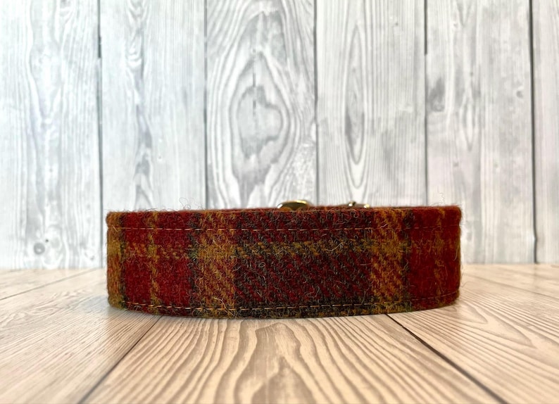 Harris Tweed Fishtail Martingale Collar 1.5” Heritage - Etsy