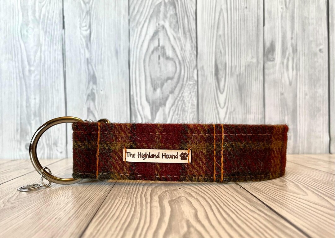 Harris Tweed Fishtail Martingale Collar 1.5” Heritage - Etsy