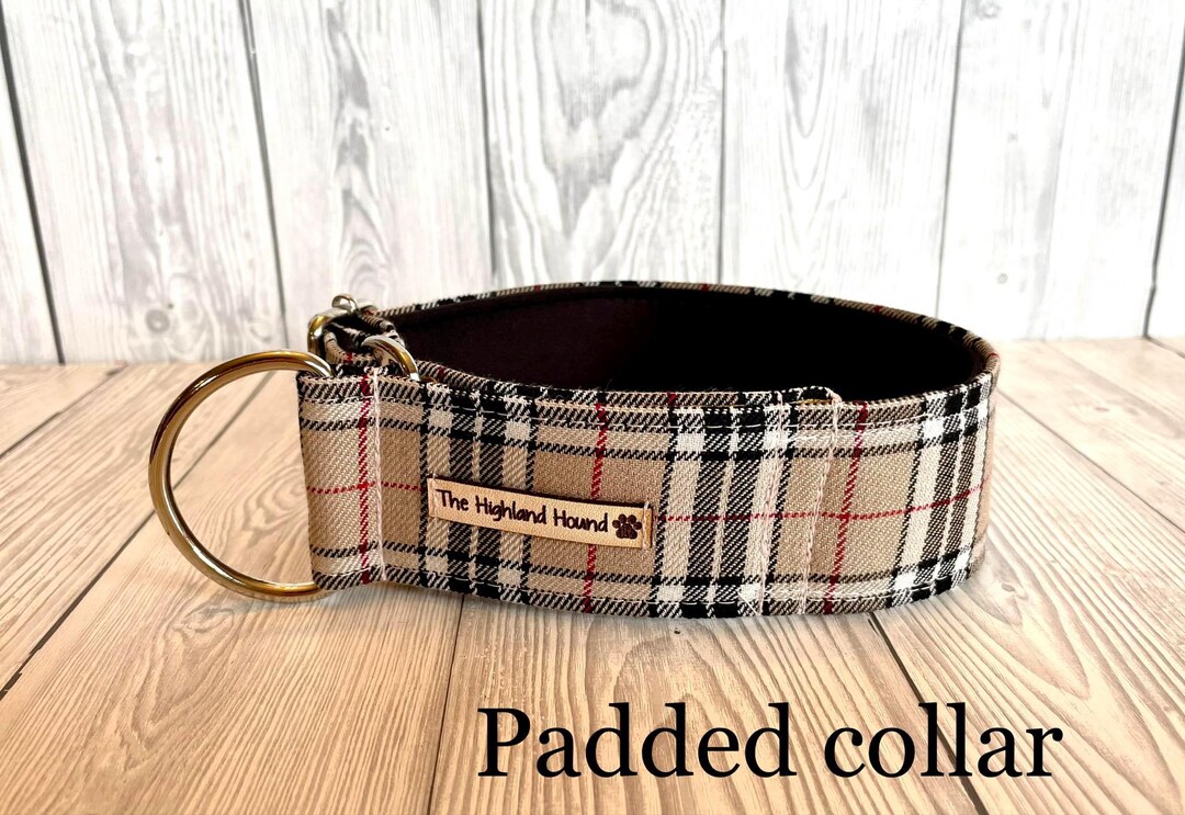 Neoprene Padded Fishtail Martingale Dog Collar Classic Caramel - Etsy