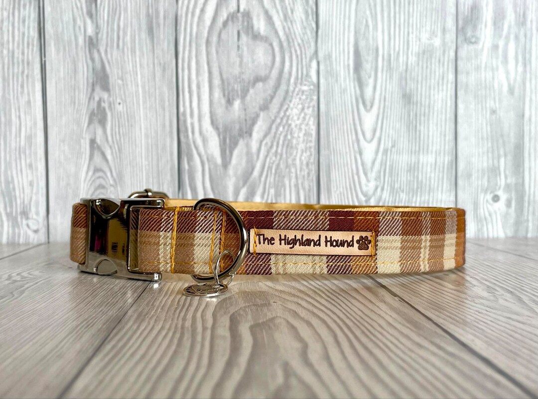Brora Dog Collar, 1” Adjustable and Robust Dog Collar, Handmade in ...