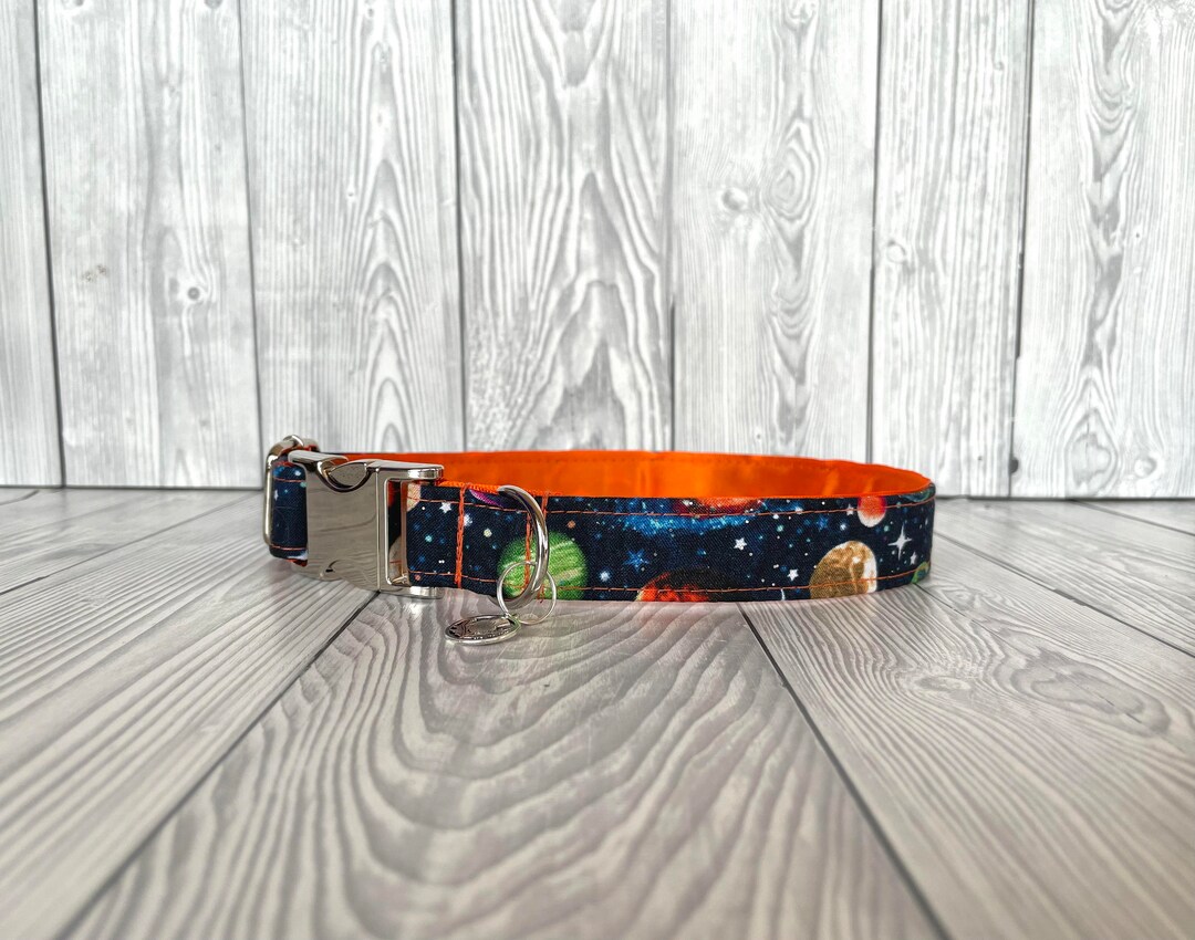 Solar Dog Collar, 1” Adjustable and Robust Dog Collar, Handmade in ...