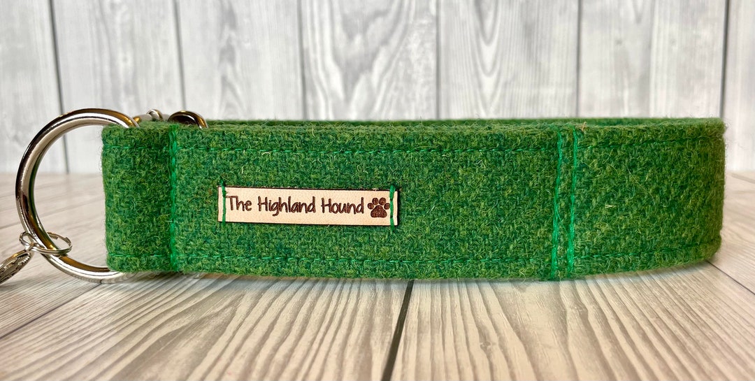 Harris Tweed Fishtail Martingale Collar 1.5” Clover - Etsy