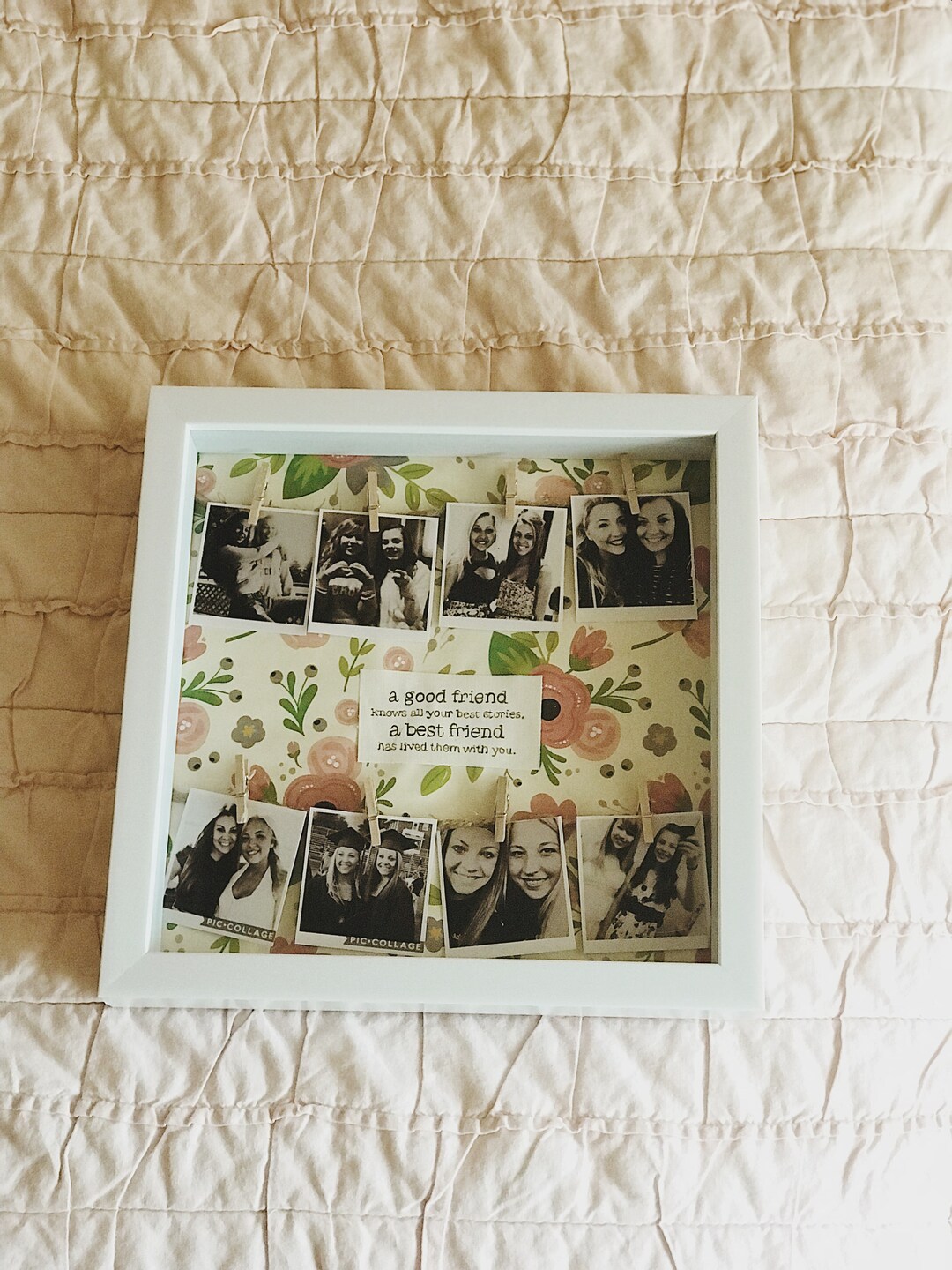 Custom Polaroid-like Photo Shadow Memory Box - Etsy