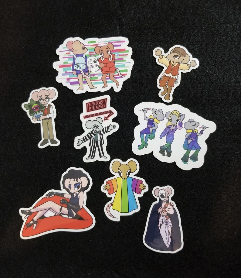 Broadway mice stickers Musical Mice stickers BROADWAY MUSICAL MICE ...