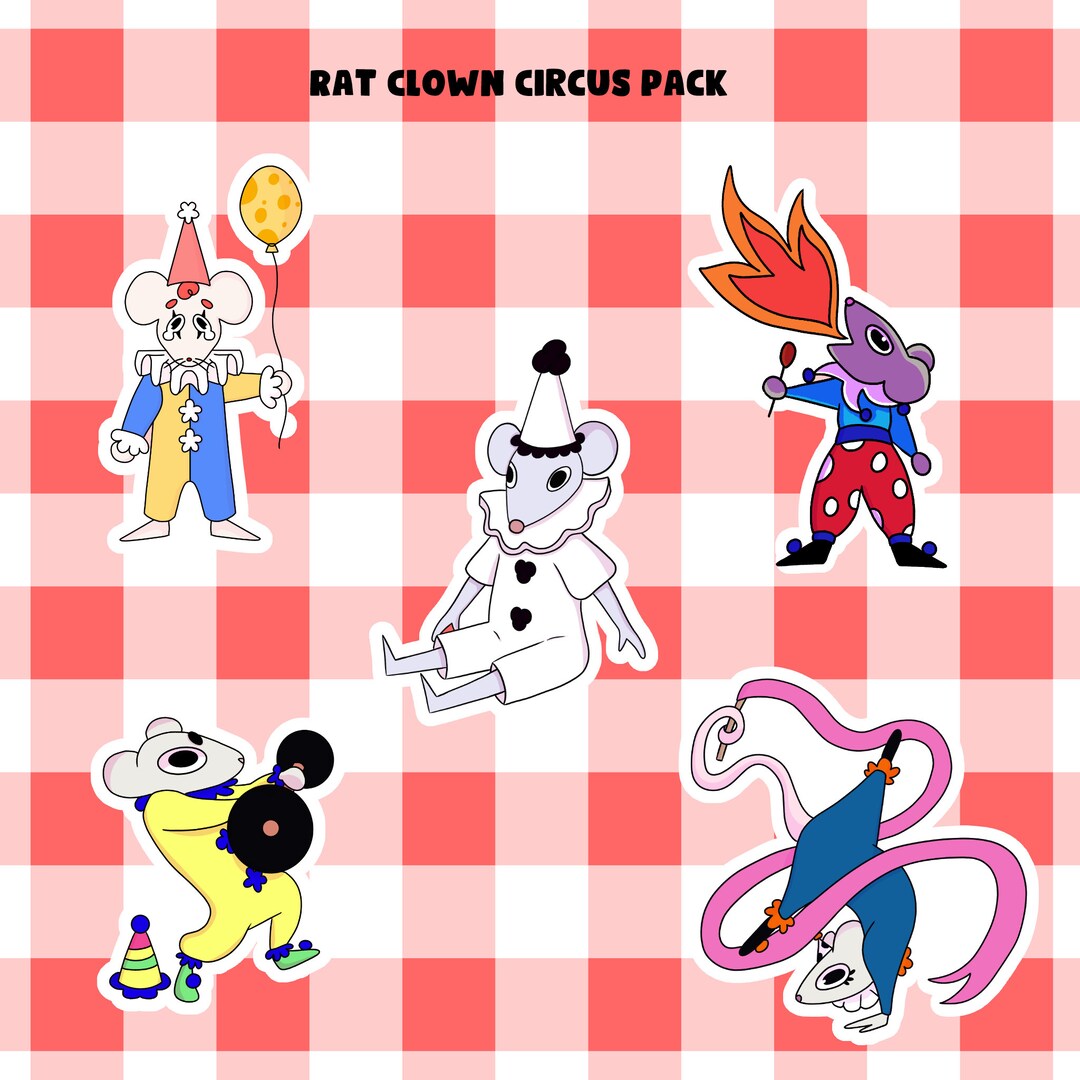 Rat Clown Circus Pack #1 - Etsy