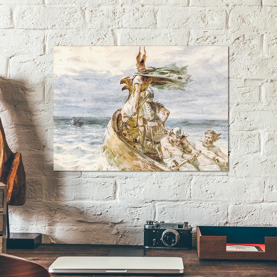 Vikings Heading for Land - Etsy