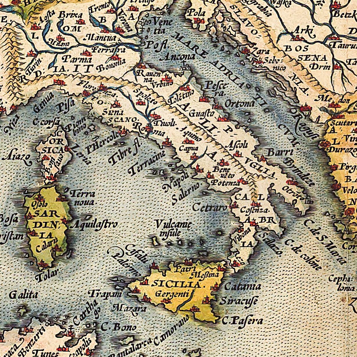 Ortelius Map of Europe 1571 Old Europa Map Vintage Europe | Etsy