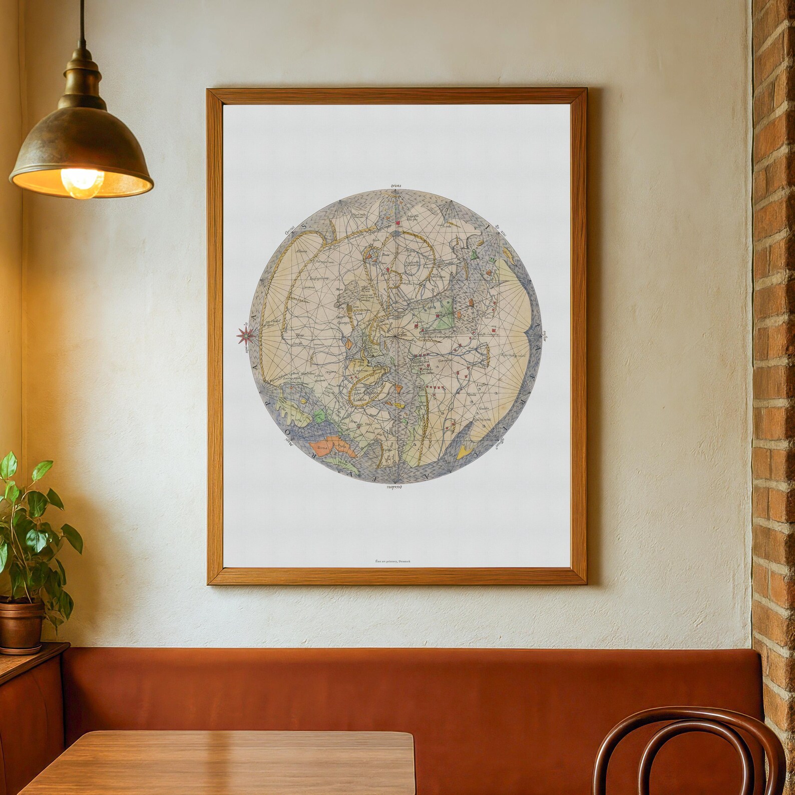 Mappa Mundi World Map by Johann Bongars, 1611 - Medieval World Map ...
