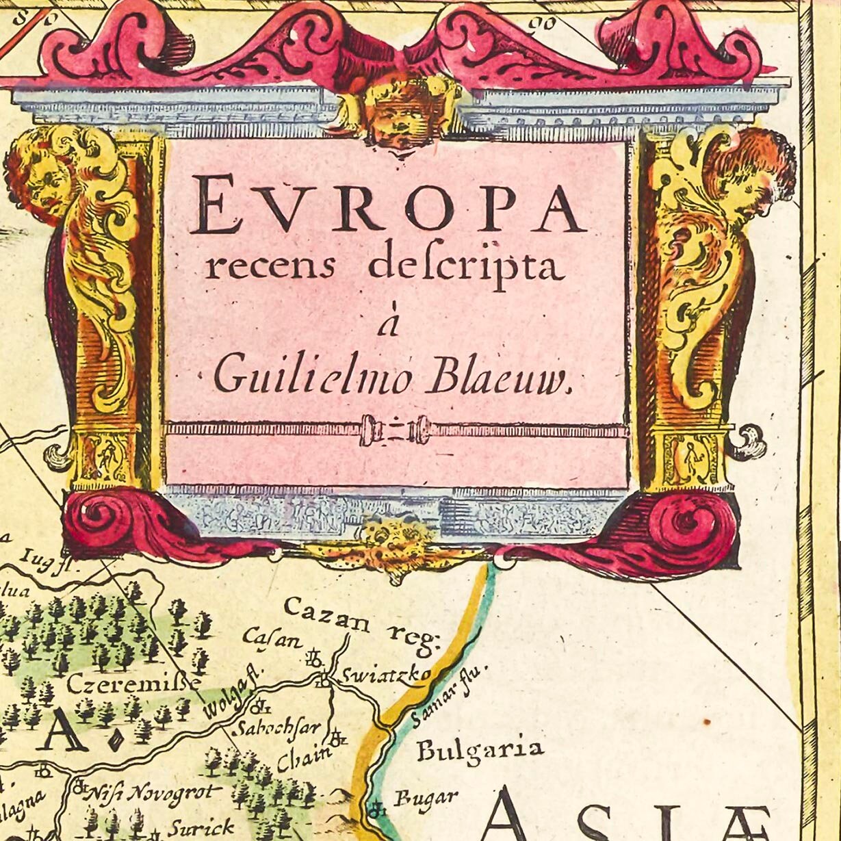 Old Map of Europe 1665 Reproduction of Antique Maps - Etsy
