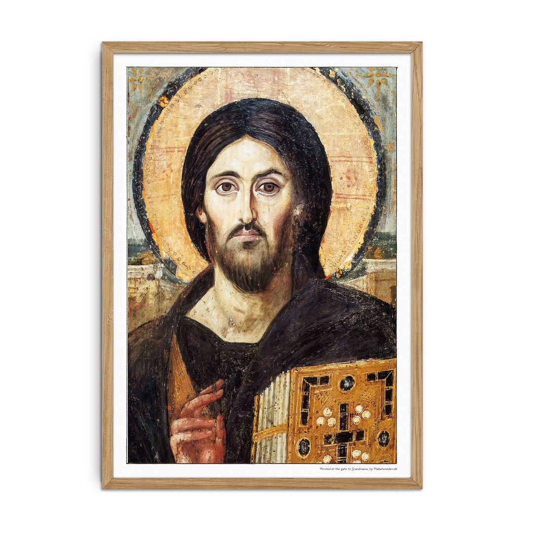 Jesus Christ Pantocrator, Iconic Portrait - Giclée Repro of the Icon ...