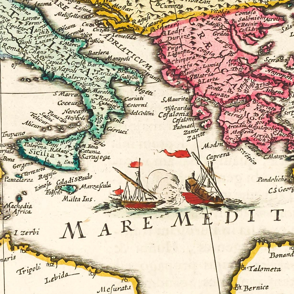 Old Map of Europe 1665 Reproduction of Antique Maps - Etsy