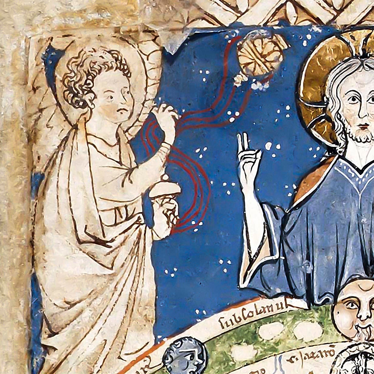 Medieval World Map Psalter Map With a Blessing Christ Two - Etsy