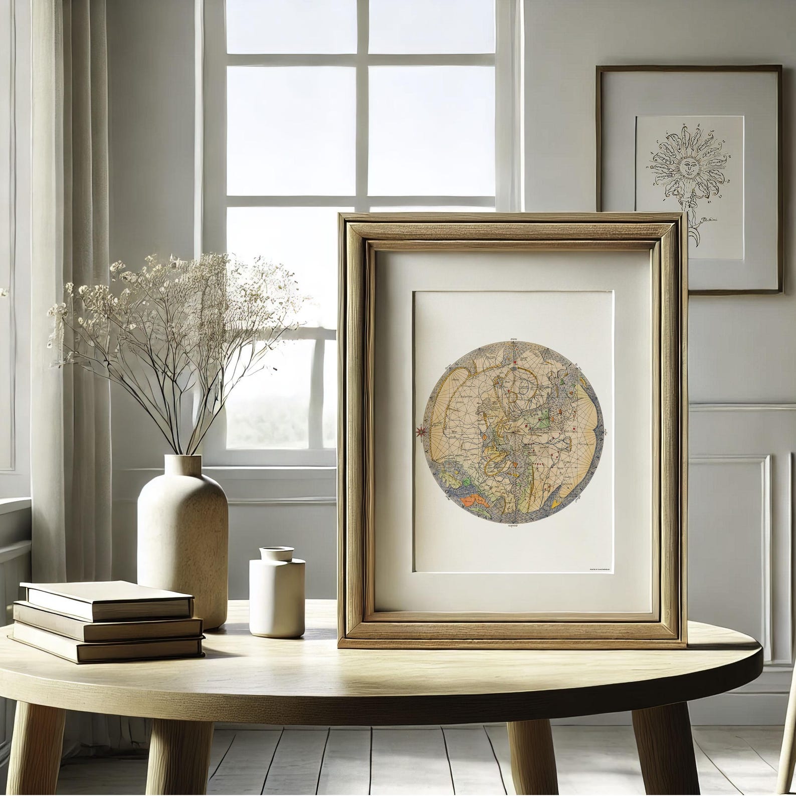 Mappa Mundi World Map by Johann Bongars, 1611 - Medieval World Map ...