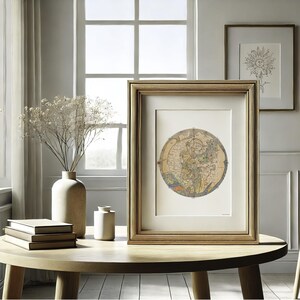 Mappa Mundi World Map by Johann Bongars, 1611 - Medieval World Map ...