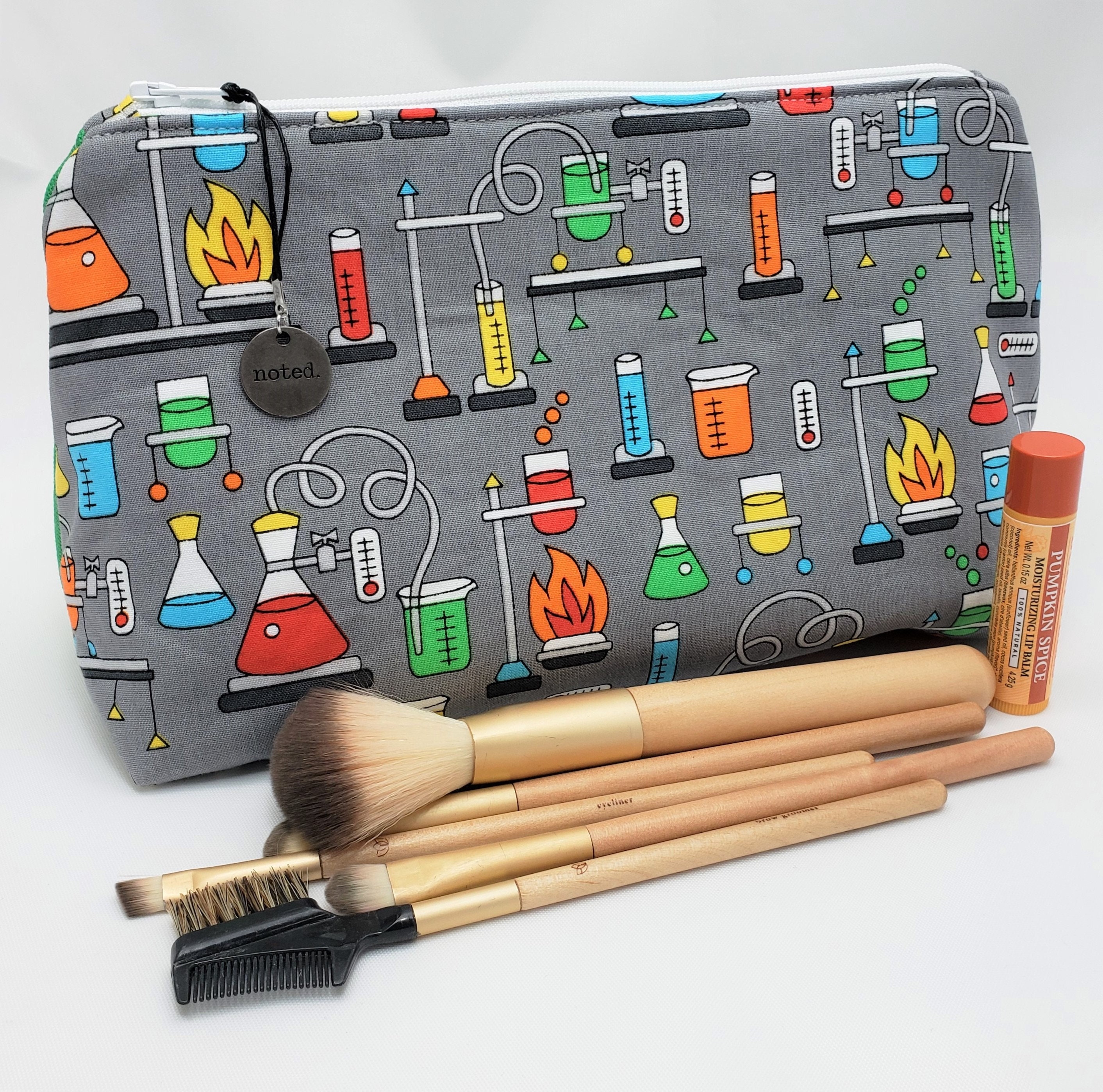 Gray Science Zipper Bag Beaker Experiment Bag Chemistry | Etsy