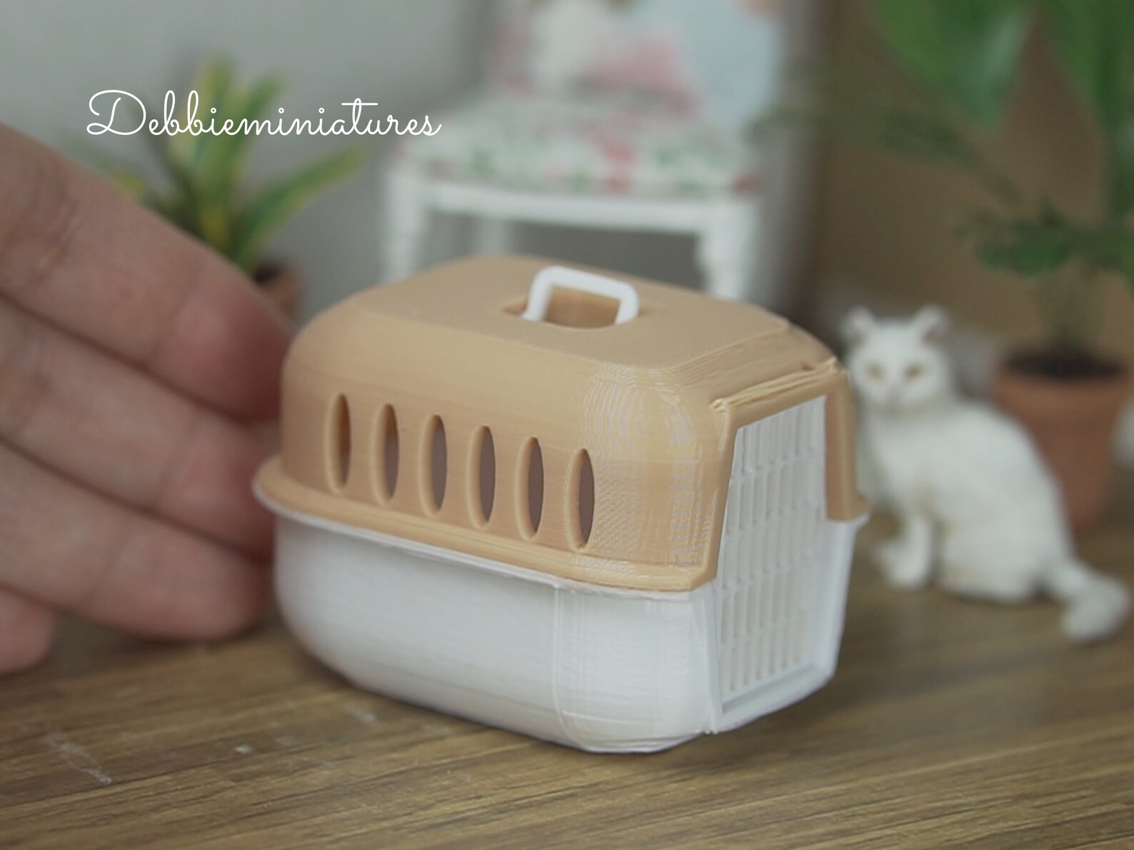 Dollhouse Miniature 1:12th Scale Dog Cat Animal Pet Carrier - Etsy