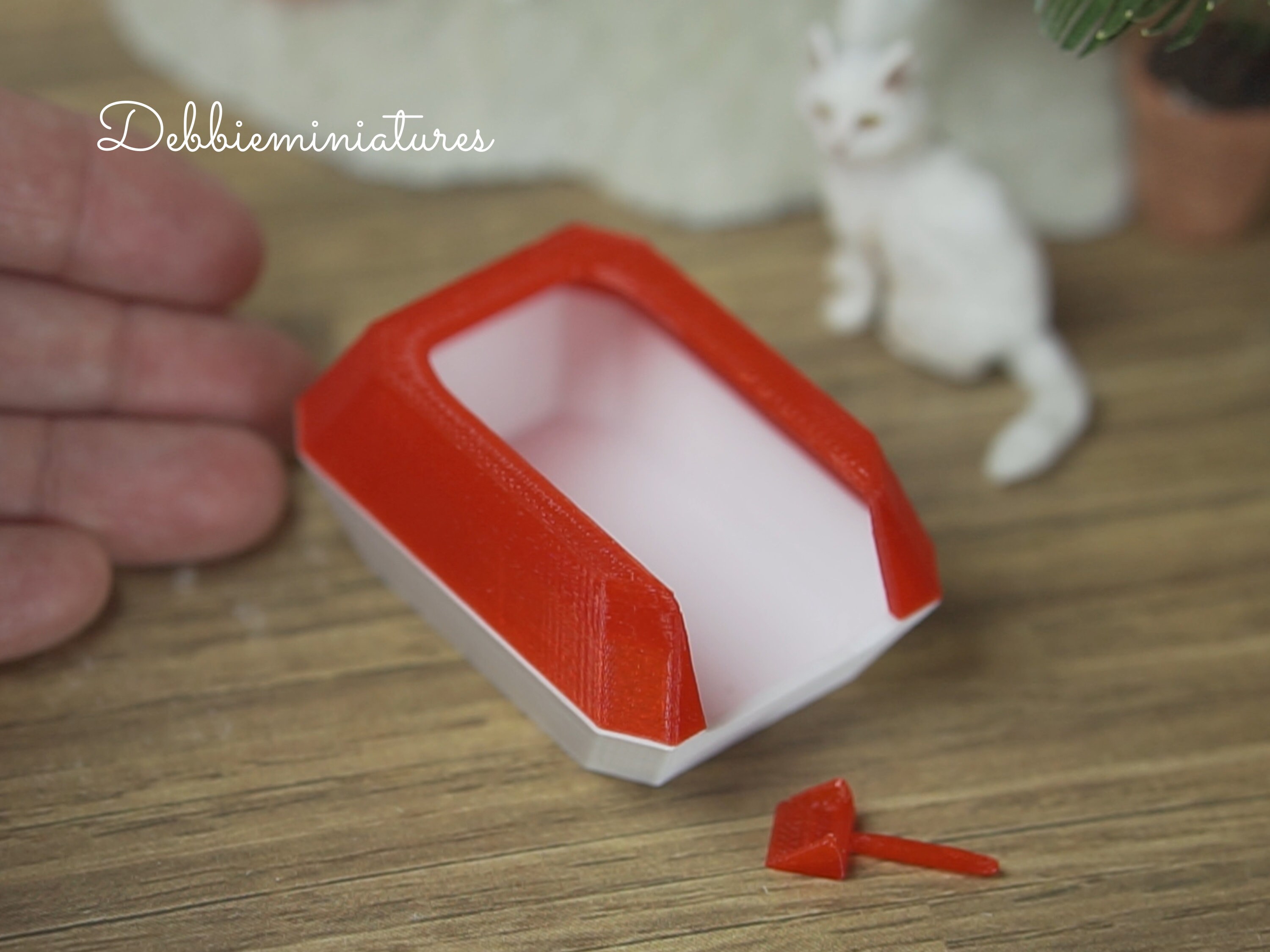 Dollhouse Miniature 1:12th Scale Cat Animal Pet Litter Tray - Etsy