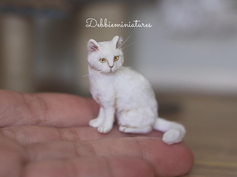 Dollhouse Miniature Cat Tutorial: Polymer Clay DIY Guide (PDF + Video ...