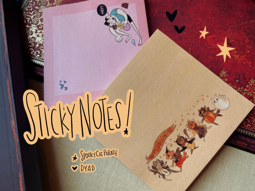 Sticky Notes - Post-it Notes - Notepad - Etsy