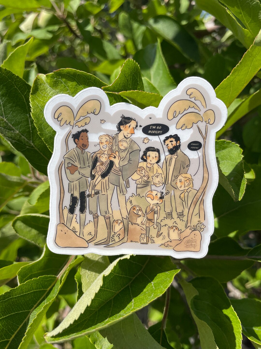 Happy Family Clear Sticker - Dyad Doodles - Etsy