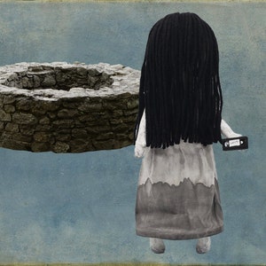 Samara Doll 15 Tall With VHS Tape / the Ring / Samara Morgan - Etsy