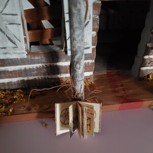 Evil Dead Cabin Model With Necronomicon and Light/ Diorama Horror - Etsy