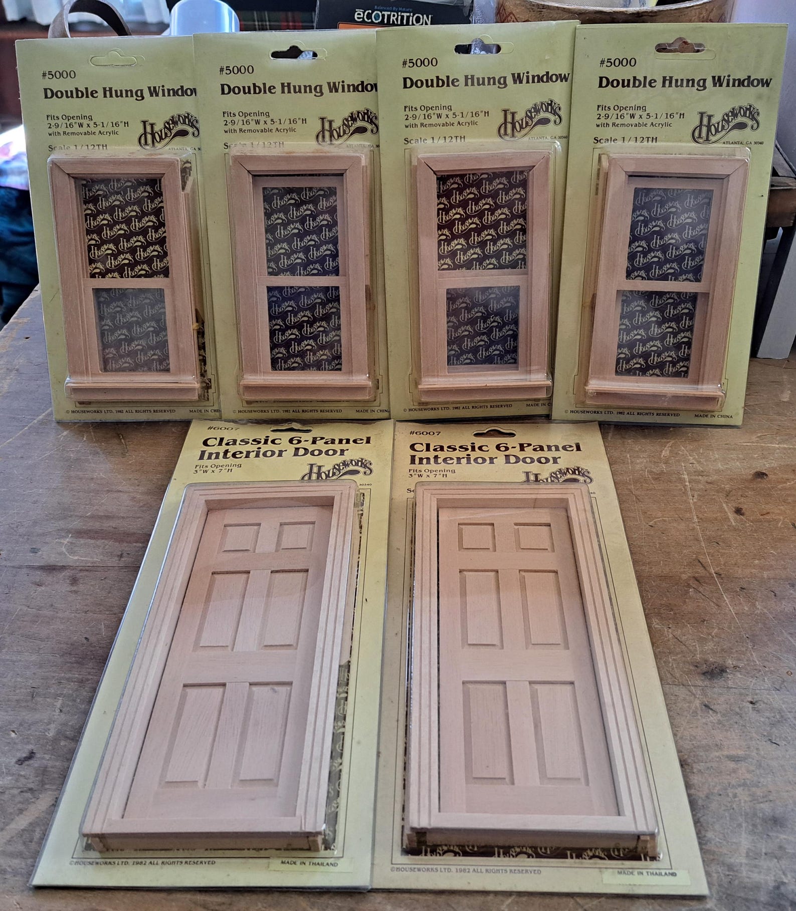 Houseworks Dollhouse 1:12 Scale, Doors and Windows - Etsy