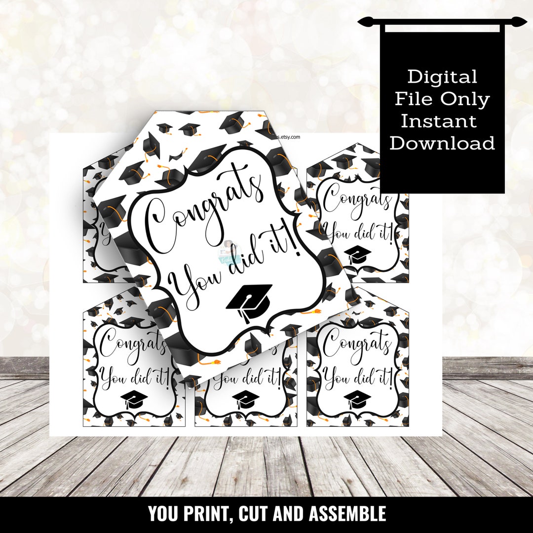 Graduation Gift Tags, Class of 2022 (PDF Printable) - Etsy