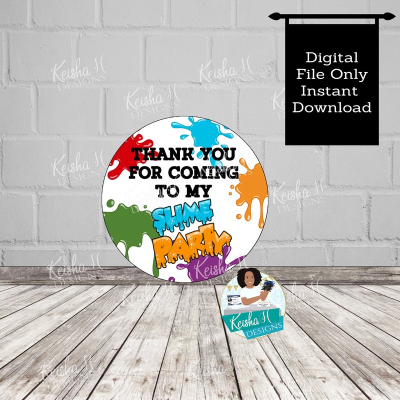 Slime Stickers - Etsy