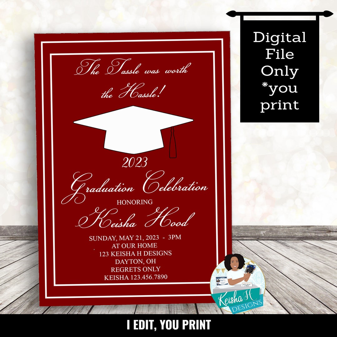 High School Graduation, Custom School Colors Graduation Party ...