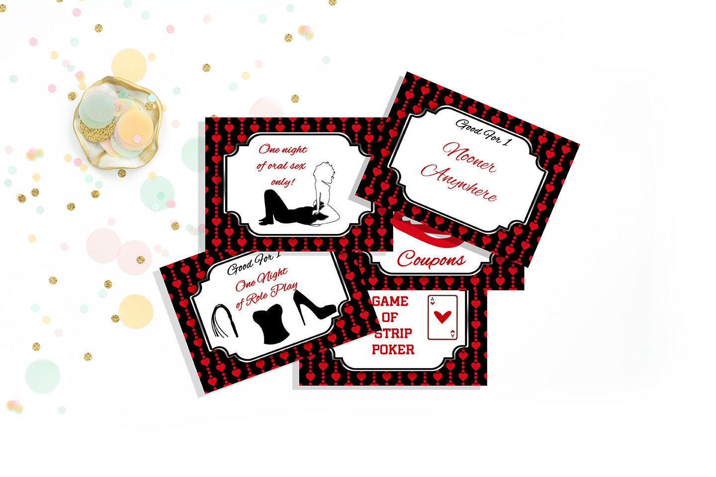 Adult Naughty Coupon Book, for Her, for Him, Valentine Coupon, Sex ...
