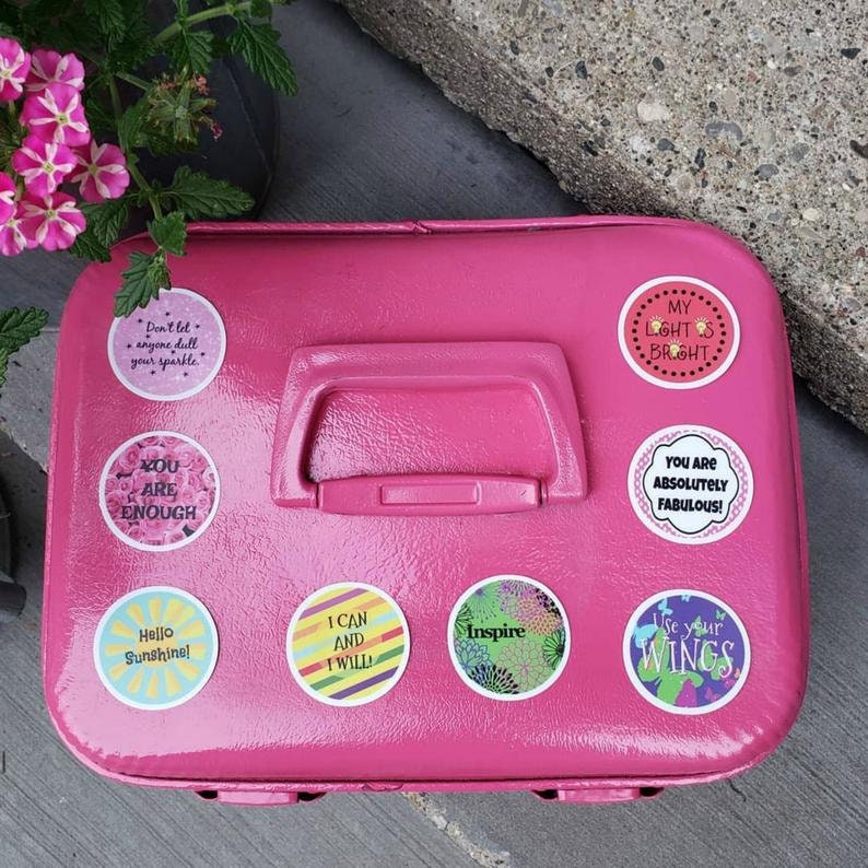 Encuentra tu voz STICKER, vinilo, redondo, 2 de diámetro, portátil ...