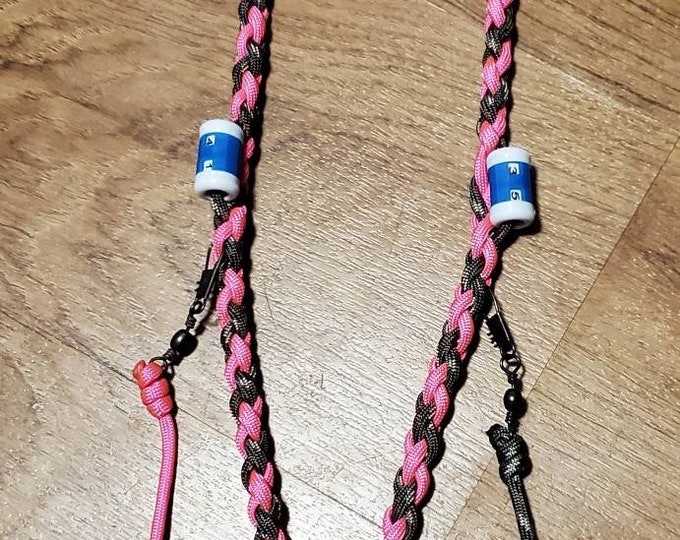 Upland Lanyard #2 With 2 Flush Counters and Whistle Drops Pink/camo - Etsy