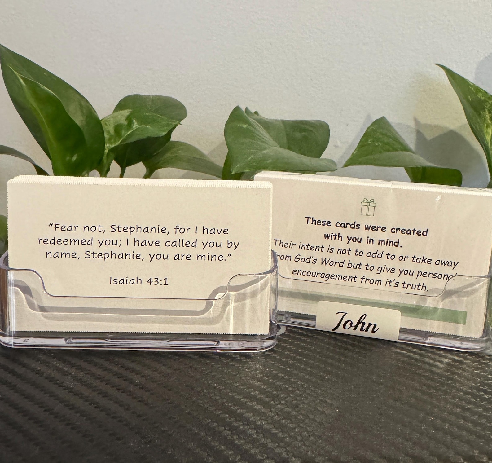 Personalized Scripture Cards - Etsy