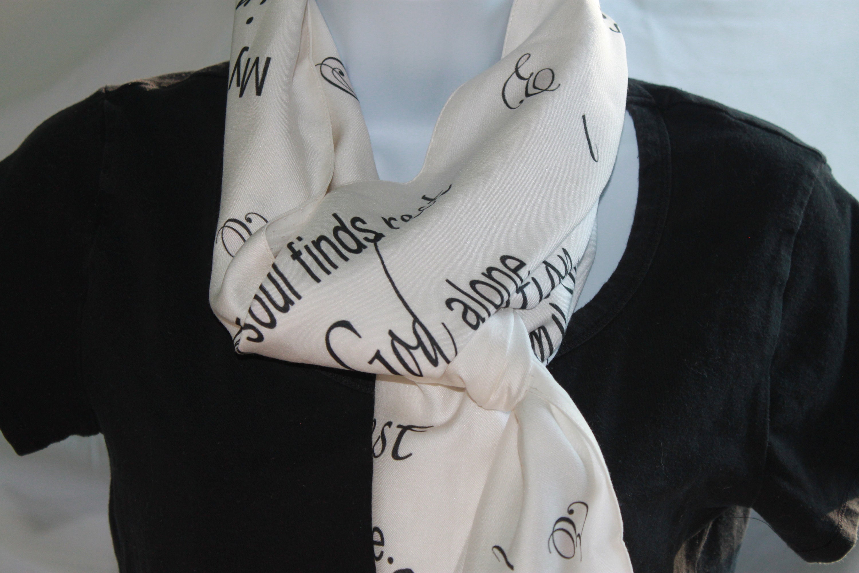 El Sali: God is My Rock Oblong Fashion Scarf Scripture Scarf With Psalm ...