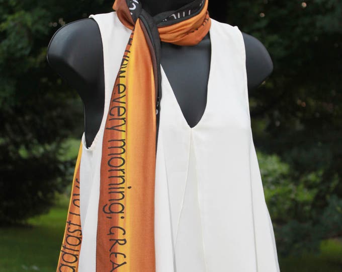 Silk Scripture Scarf With Bible Verse From Lamentations | Scripture ...