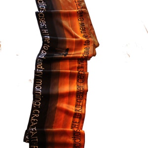 Silk Scripture Scarf With Bible Verse From Lamentations | Scripture ...