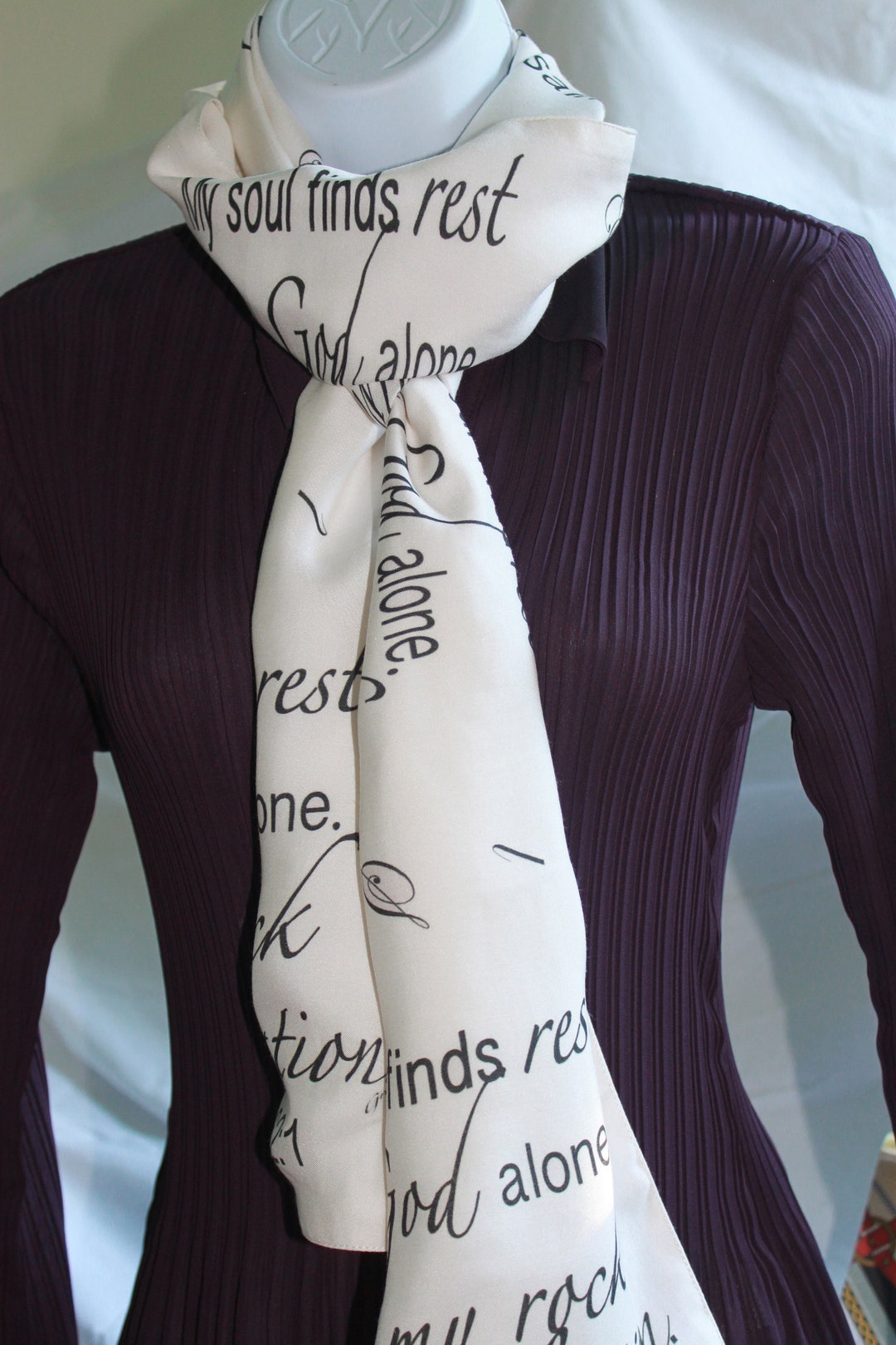 El Sali: God is My Rock Oblong Fashion Scarf Scripture Scarf With Psalm ...