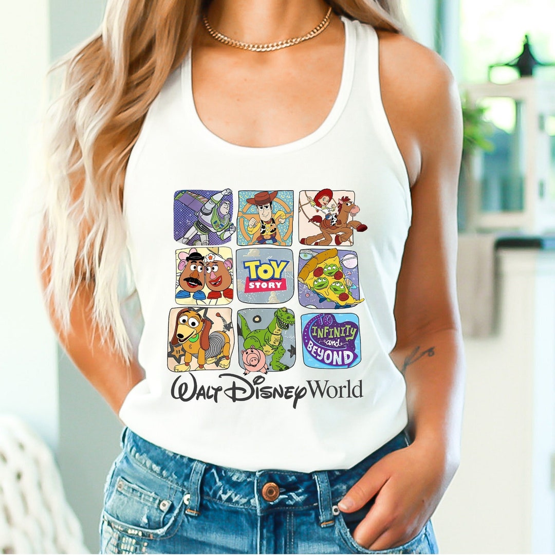 Retro Toy Story Friends Tank Pixar Tank Top Toy Story Land - Etsy